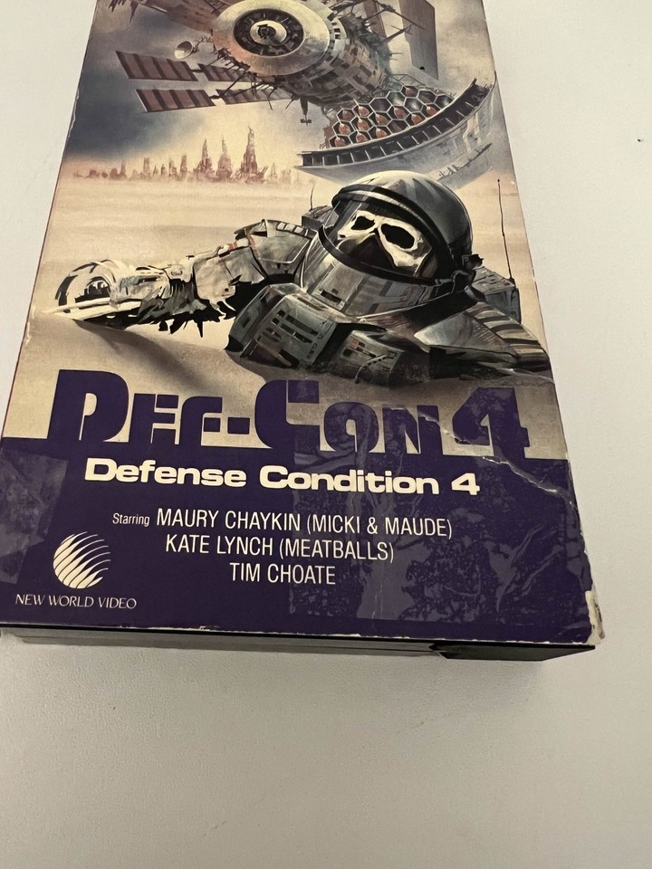 Def-Con 4 VHS Tape Movie New World Video Defense Condition 4 Horror Sci ...
