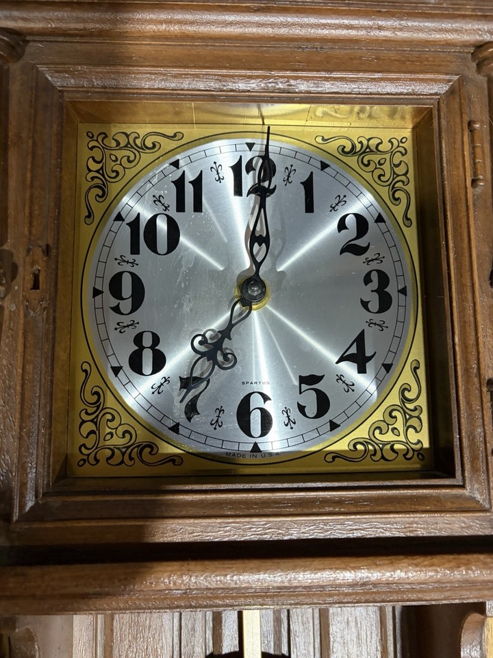 Vintage Sparta’s Wall clock With Pendulum Make in USA | eBay