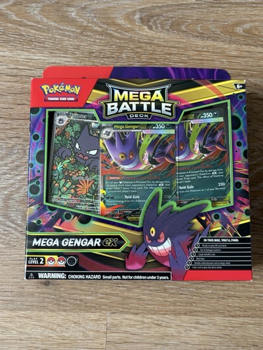 Mega Battle Deck - Mega Gengar ex Box Set - Haunter - Factory Sealed ...