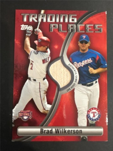 2006 Topps - Trading Places Brad Wilkerson #TPR-BWI Relic (MEM) for ...