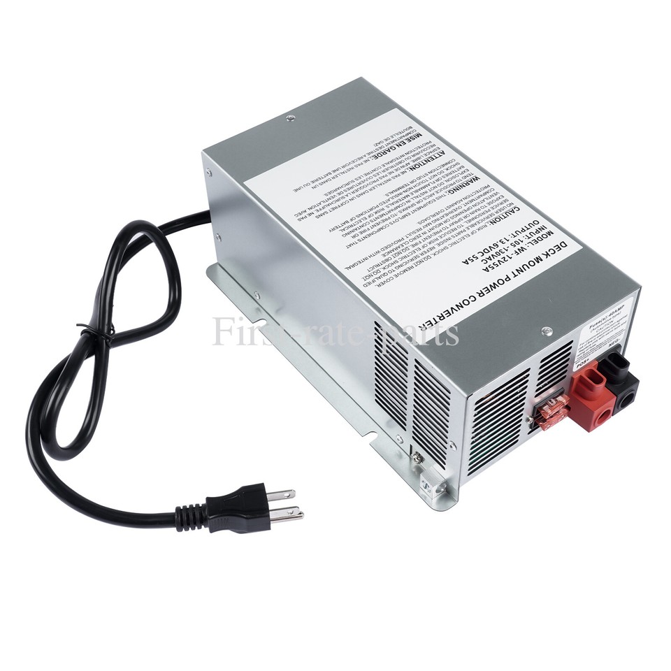 WF-9855-AD-MBA 12V Converter 55 Amp Deck Power Converter Charger for RV ...