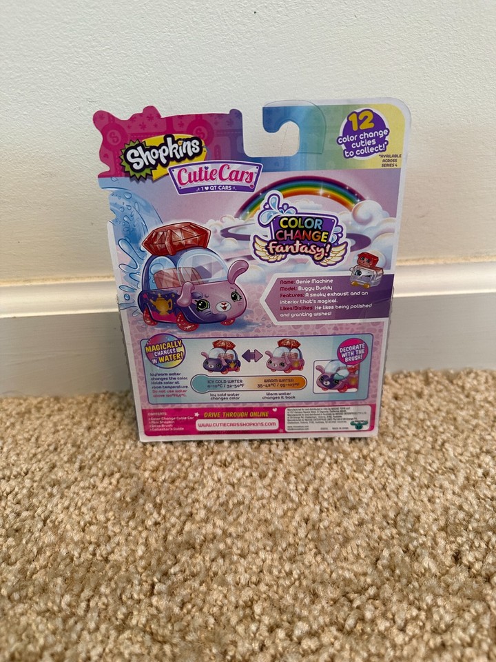Shopkins Cutie Cars Color Change Fantasy Genie Machine Pack DieCast NEW ...