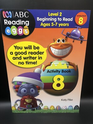 Beginning to Read Level 2 - Activity Book 8 (ABC Reading Eggs) by Katy ...
