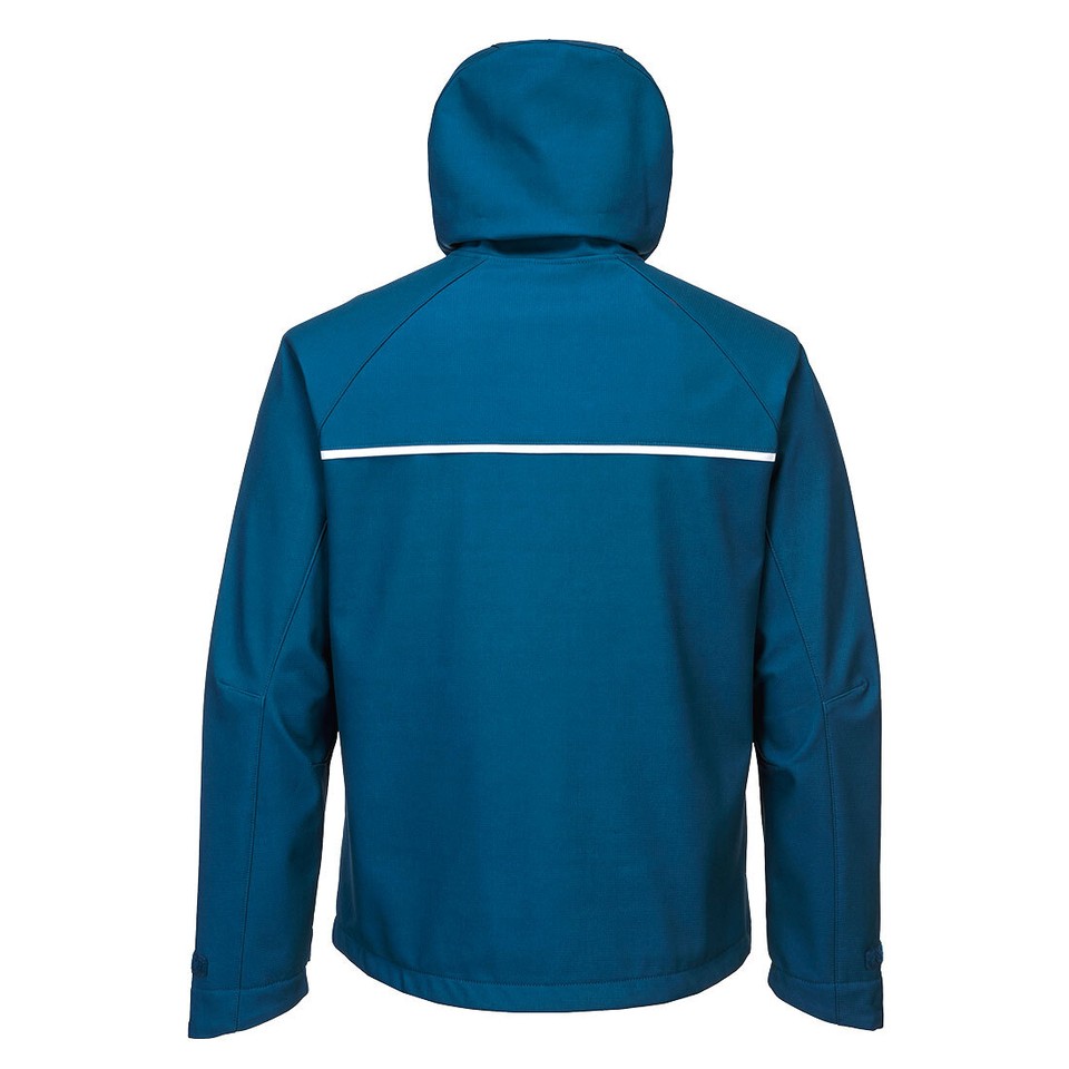 PORTWEST Waterproof Softshell Jacket Breathable Windproof Hooded ...