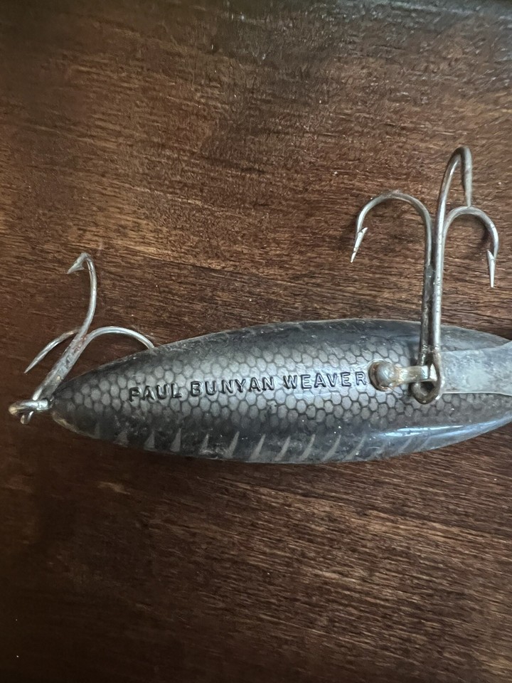 Vintage Paul Bunyan Weaver Fishing Lure / Antique Fishing Lure Paul ...