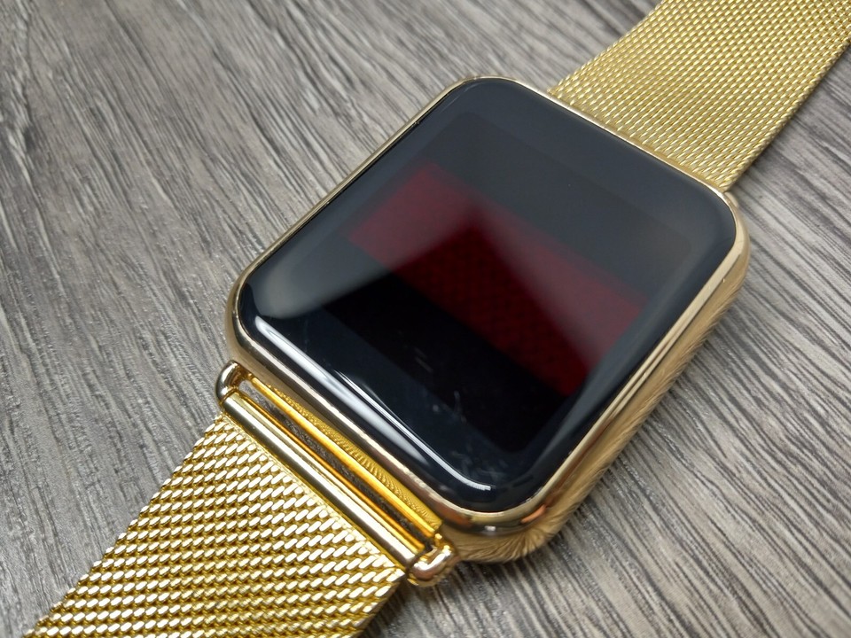 Vintage Red LED Wrist Watch Brand: The Touch Screen Watch Retro ...