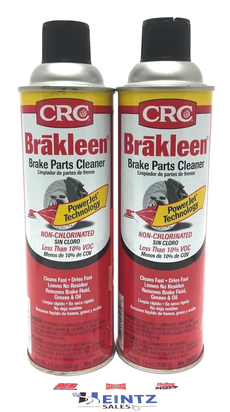 CRC Brakleen 05050 Brake Parts Cleaner/Degreaser, PowerJet Spray (2 ...