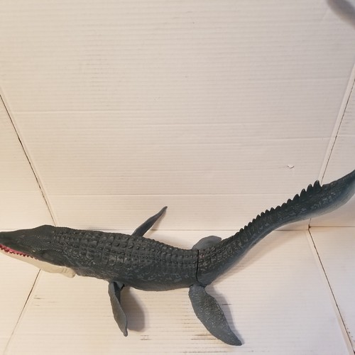 2017 Jurassic World Park Real Feel Mattel Mosasaurus 27” Sea Dinosaur ...