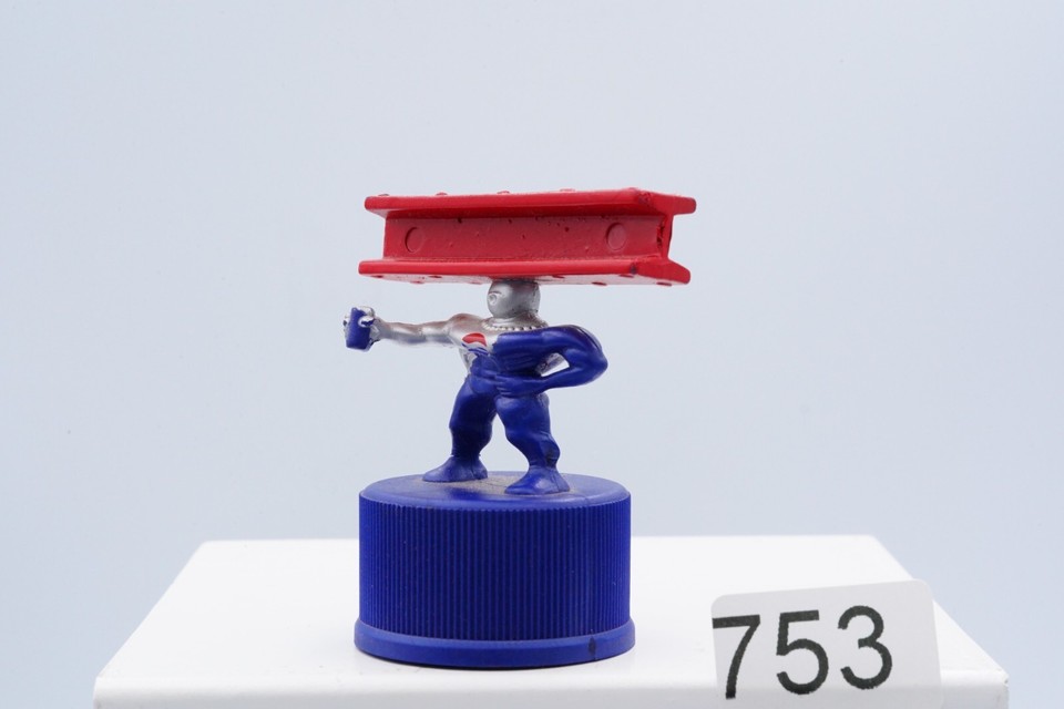 Pepsiman Rare Bottle Caps Vintage Pepsi Man Pepsi-man Figure *as photo ...