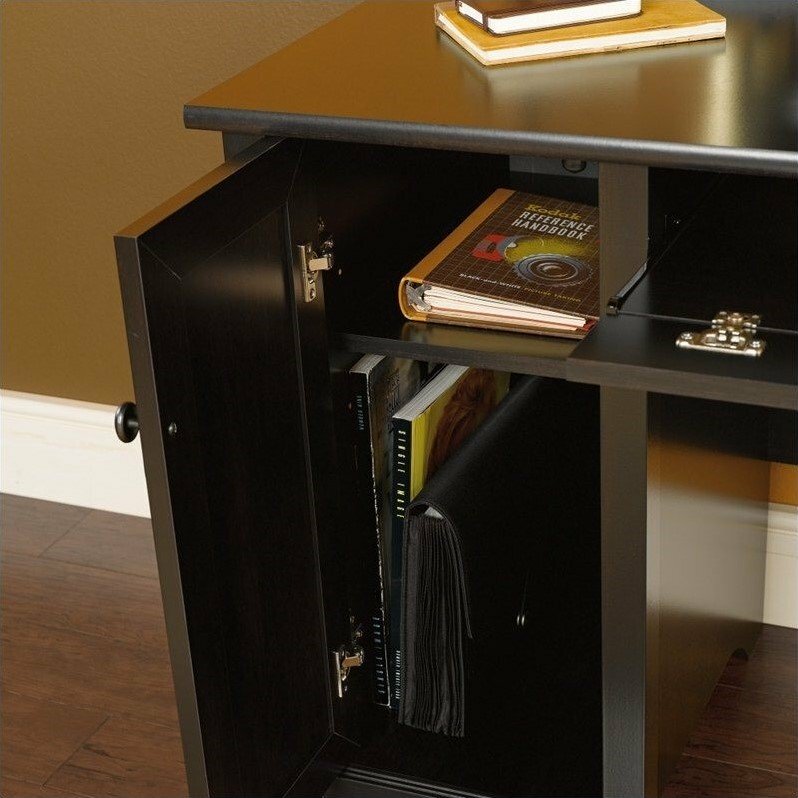 Sauder Edge Water Computer Desk in Estate Black | eBay