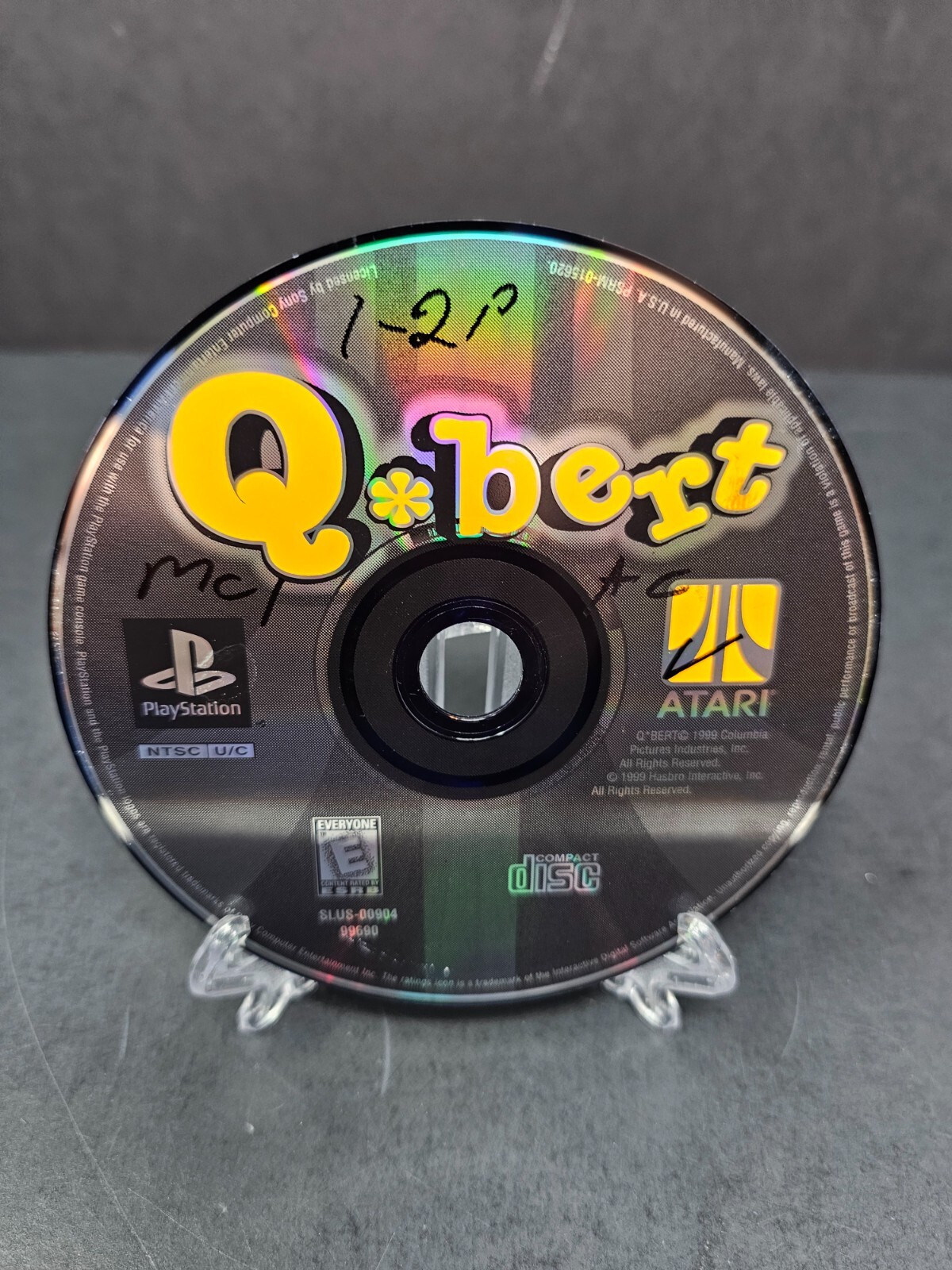 PS1 - Q*bert (PlayStation 1) Black Label Disc Only Ceaned & Tested ...