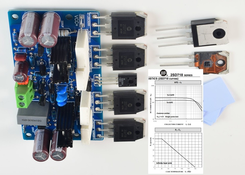 HiFi 2.0 Channel Amplifier Board Audio Power Module 150W+150W DIY KIT ...