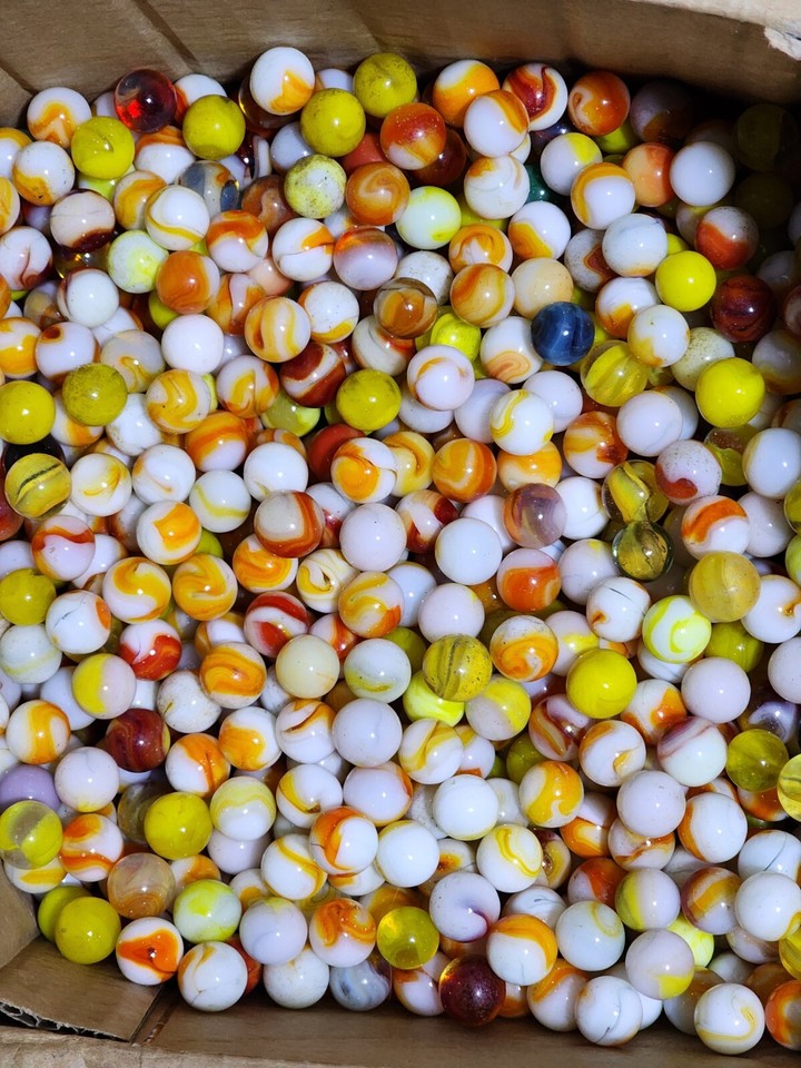 50 VINTAGE JABO CLASSICS MARBLES . UV REACTIVE TO 365 UV LIGHT ! $23.99 ...