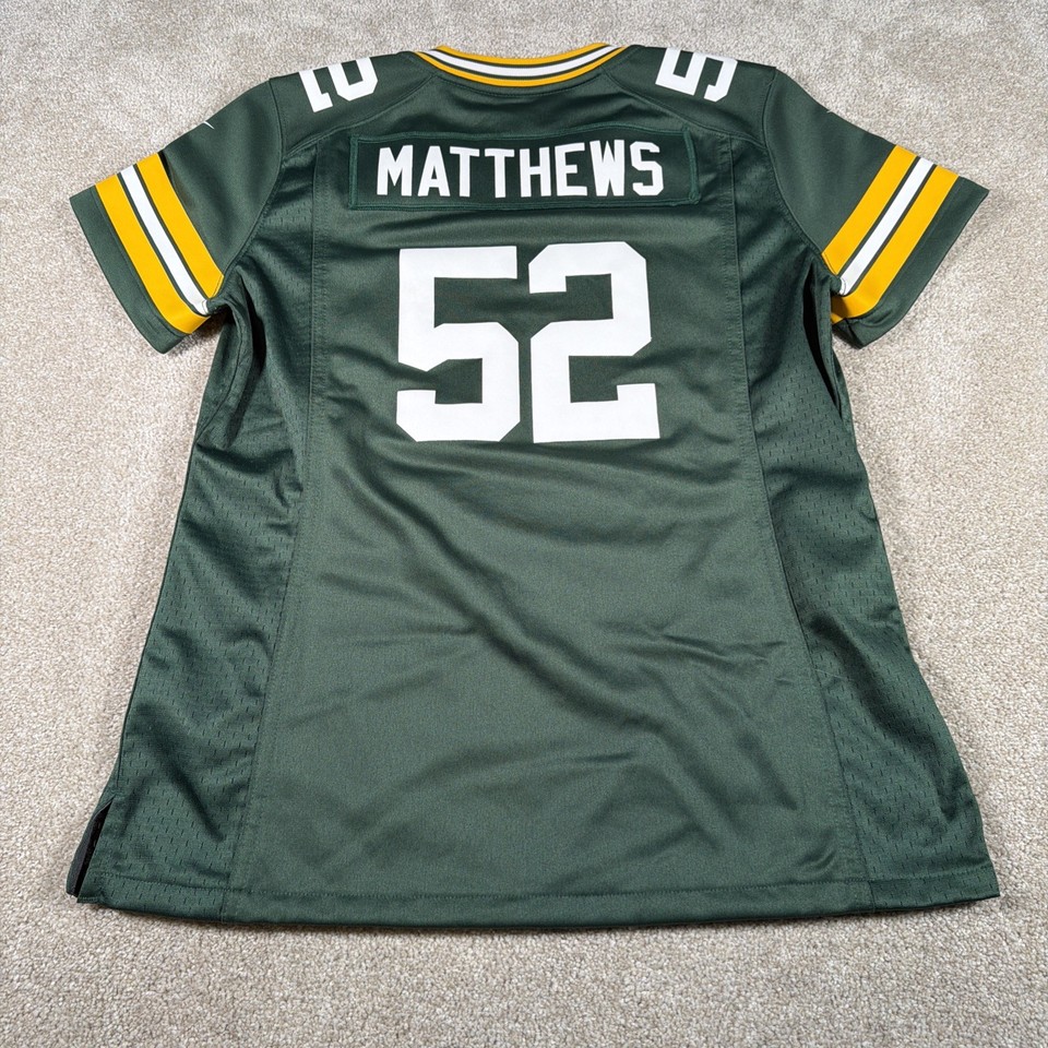 Clay Matthews Green Bay Packers #52 Jersey Mens Medium Nike On Field ...