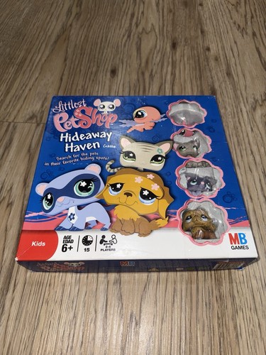 Littlest Pet Shop G2 Hideaway Haven FULL game Set WITH PETS 2008 Hasbro ...