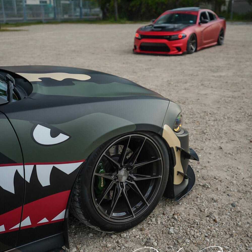 19" Vertini RFS1.8 Black 19x8.5 19x9.5 Concave Wheels Rims Fits Ford ...