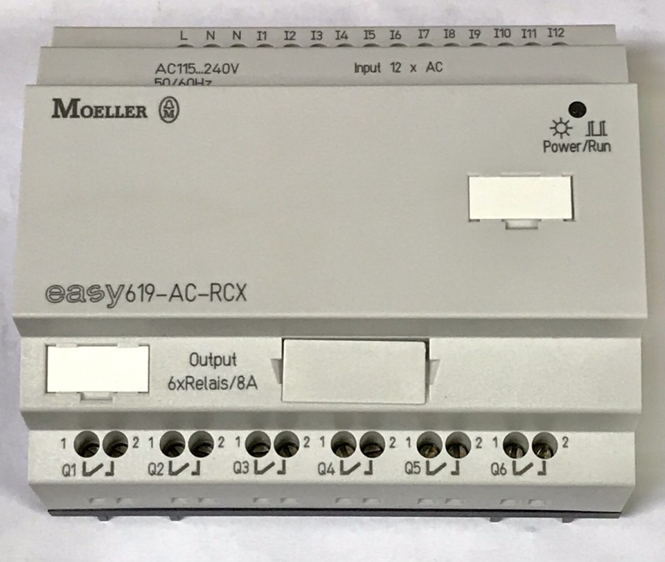 EATON MOELLER EASY619 AC RCX LCD EASY Relay 115-240 VAC Control Relay Module | eBay
