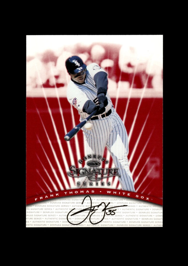1997 Donruss Signature Series: Frank Thomas (Sample) NM-MT OR BETTER ...