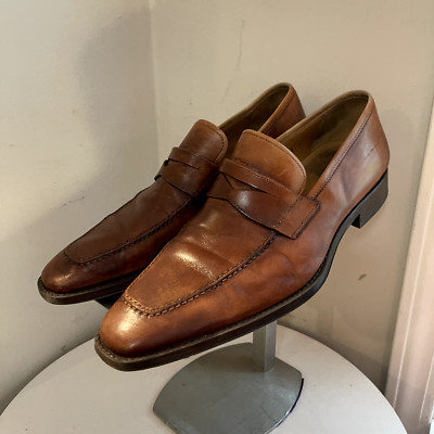 Magnanni Men's Daniel Leather Penny Loafers size 9.5 m model # 75956 | eBay