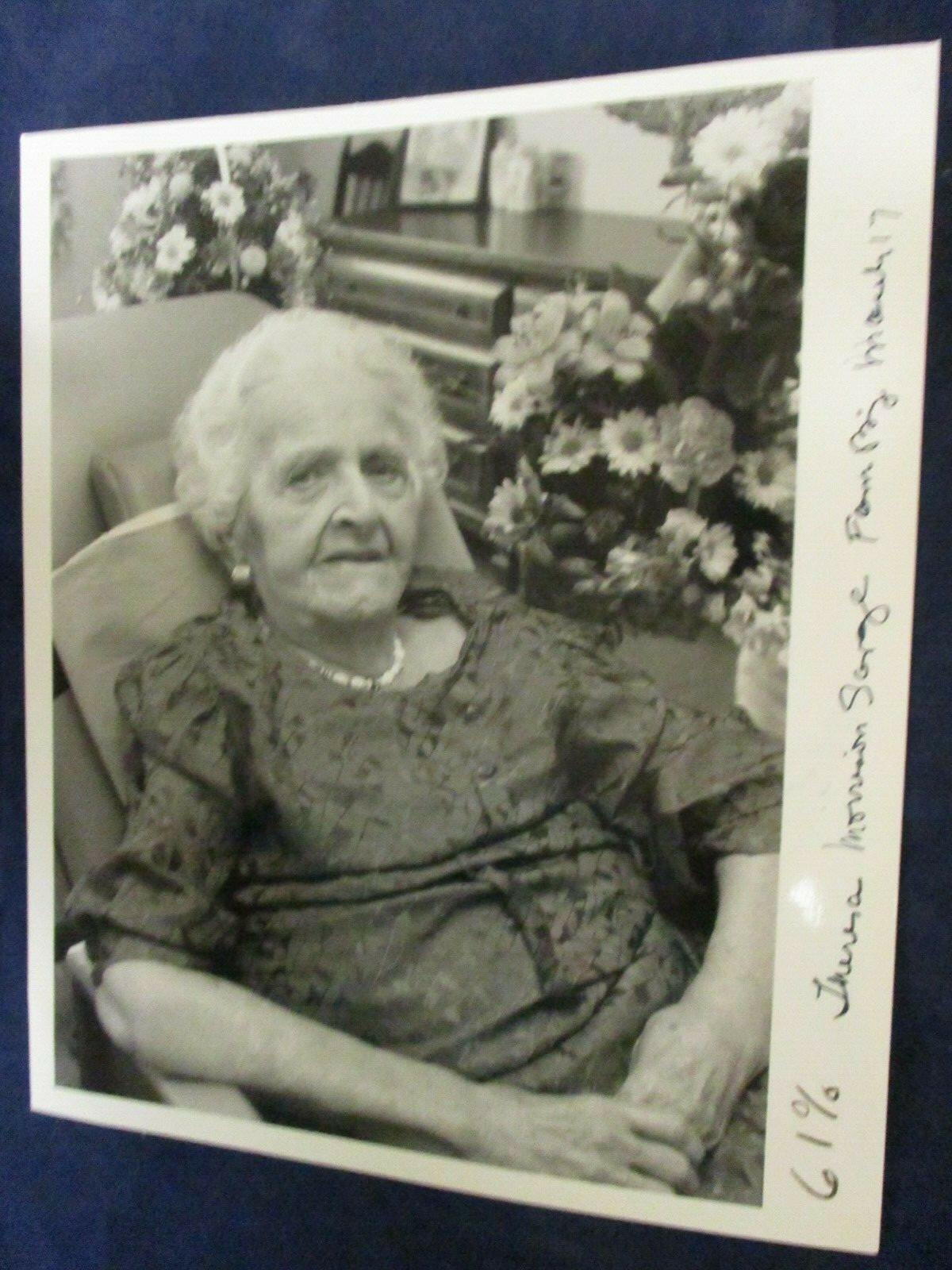 Vintage Theresa Morrison George Nursing home? Glossy Press Photo | eBay