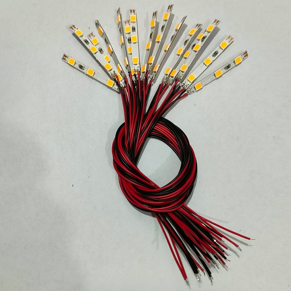 Versatile 15pcs Pre Wired LED Lights For Model Trains & Miniature Rooms ...