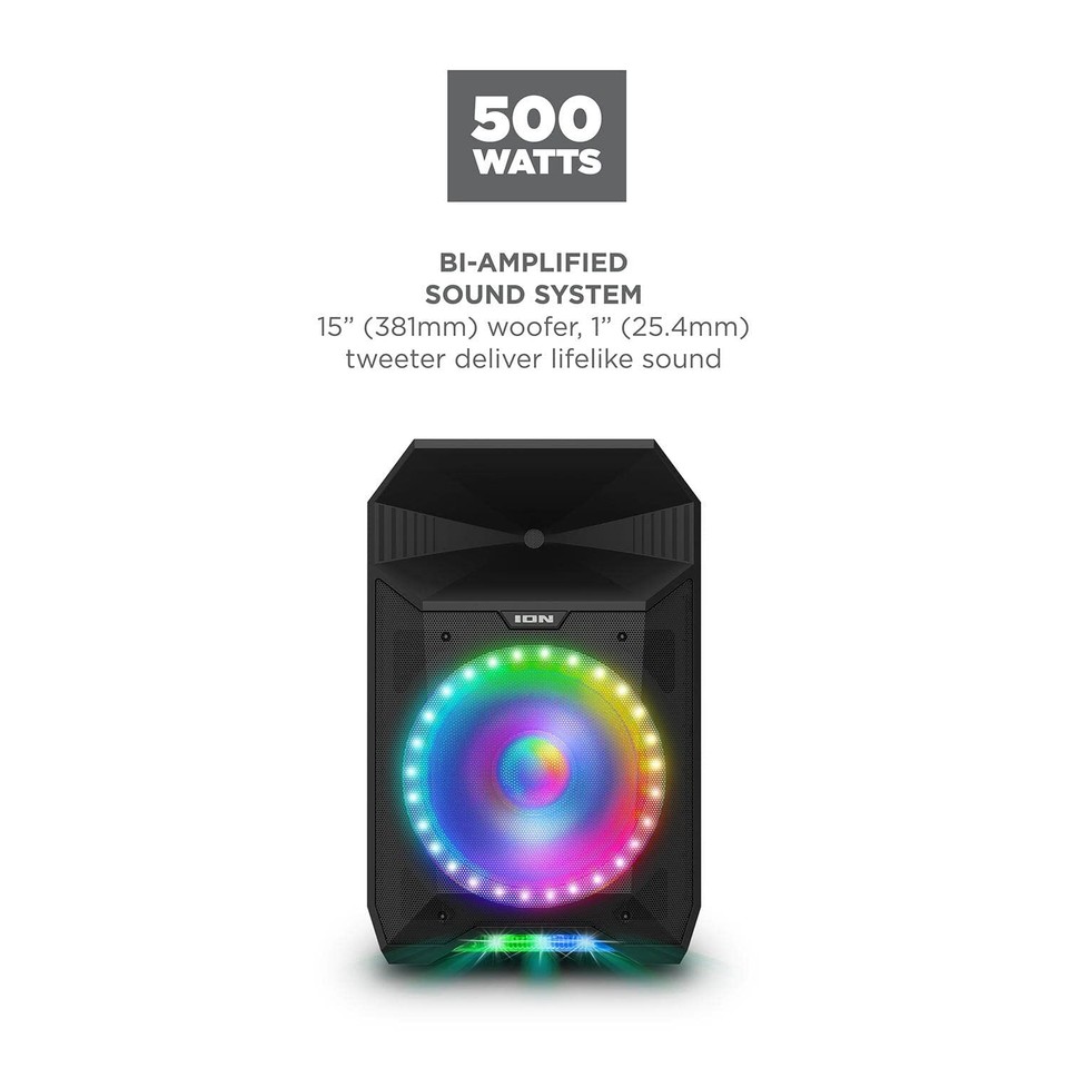 ION Total PA Live, High-Power Bluetooth-Enabled PA Speaker System with ...
