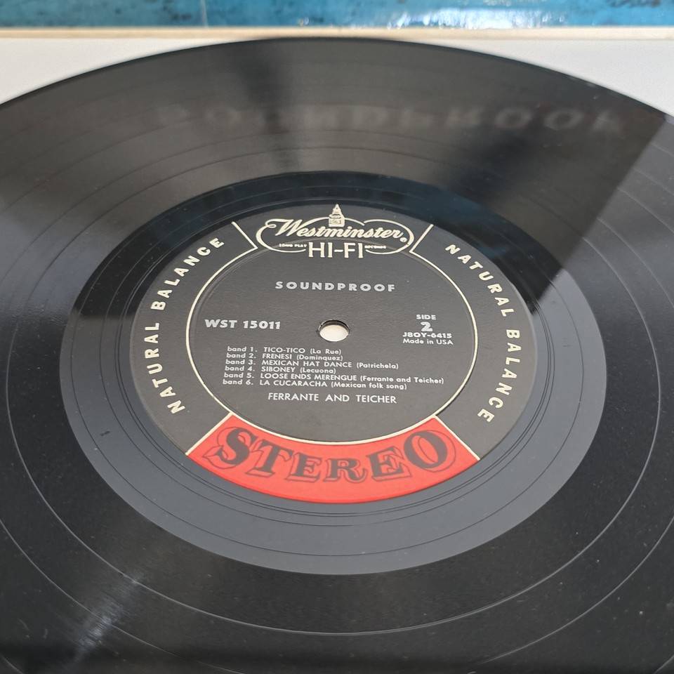 1958 Ferrante & Teicher – Soundproof LP Westminster Hi-Fi Stereo WST ...