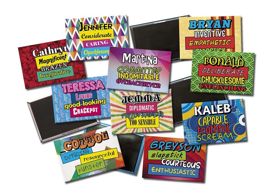 Maylin Fridge Magnet Name with Adjectives I Love Gift Idea | eBay UK