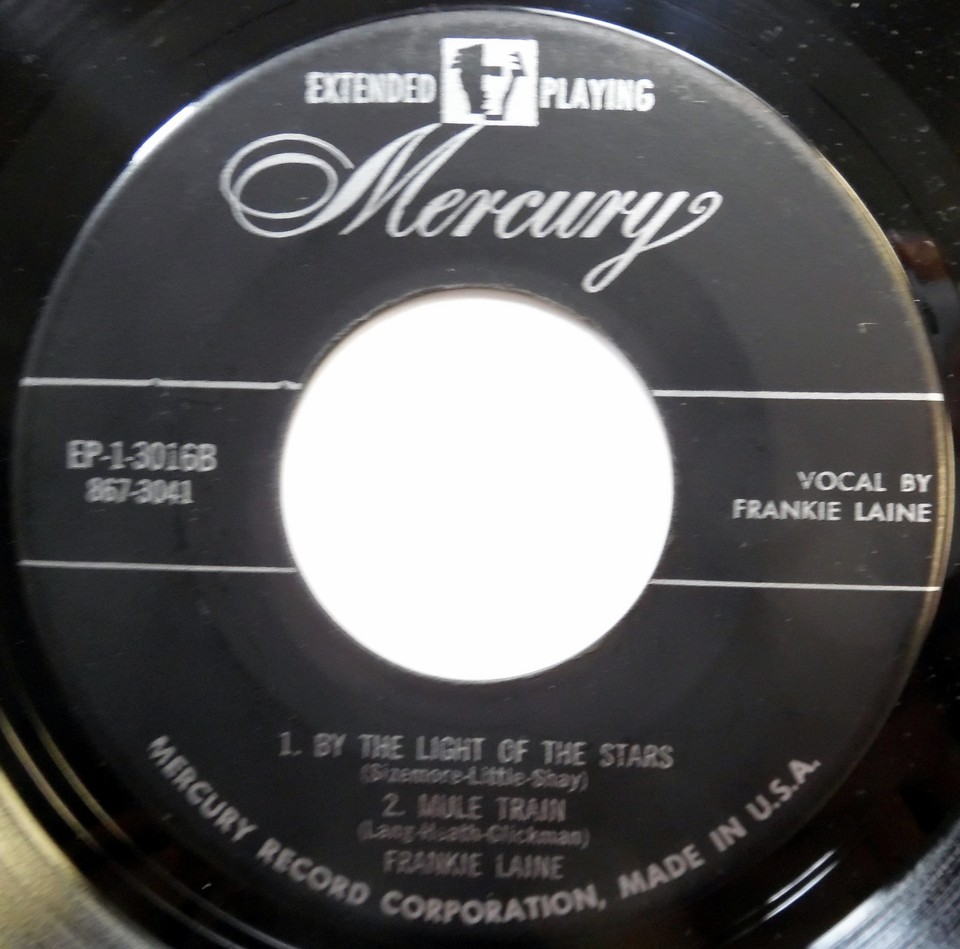 Frankie Laine 45 EP Mule Train / Lucky Old Sun Pop 1950 w2723 | eBay