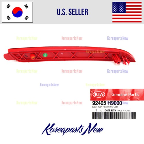 Reflector Bumper Rear Left DRIVER ⭐OEM⭐ 92405H9000 Kia Rio HATCHBACK ...