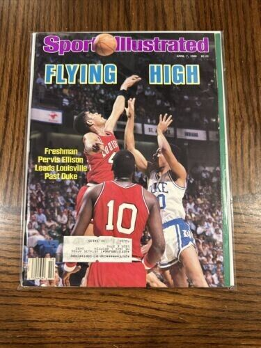 Sports Illustrated April 1986 Pervis Ellison Louisville Cardinals NCAA ...