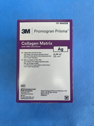 3M PROMOGRAN Prisma Ag 4.34” Collagen Matrix Box of 10 #MA028 | eBay