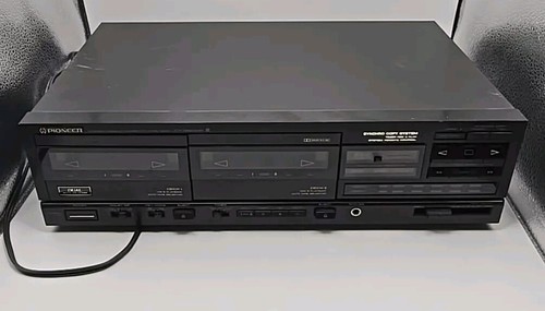 Pioneer CT-1280WR Double Cassette Deck Player Recorder Preowned | eBay