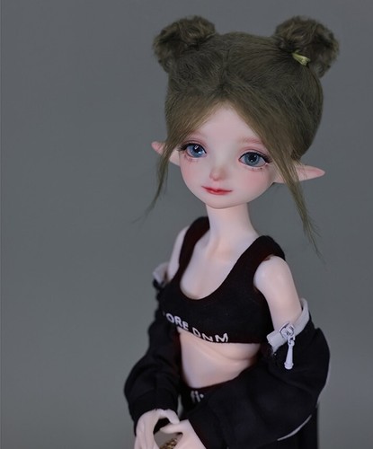 Full Set 1/6 BJD Doll Elf Ears Girl Sofie Resin Ball-Jointed Doll+Black ...