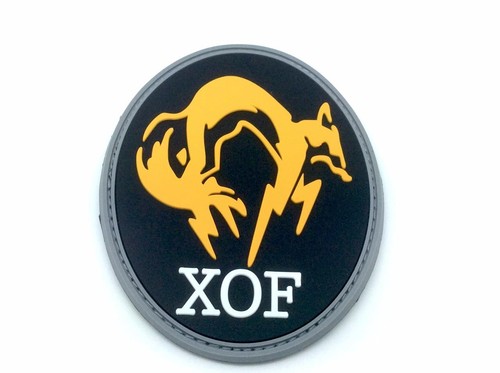 XOF Foxhound Black Metal Gear Solid Cosplay Airsoft PVC Patch | eBay