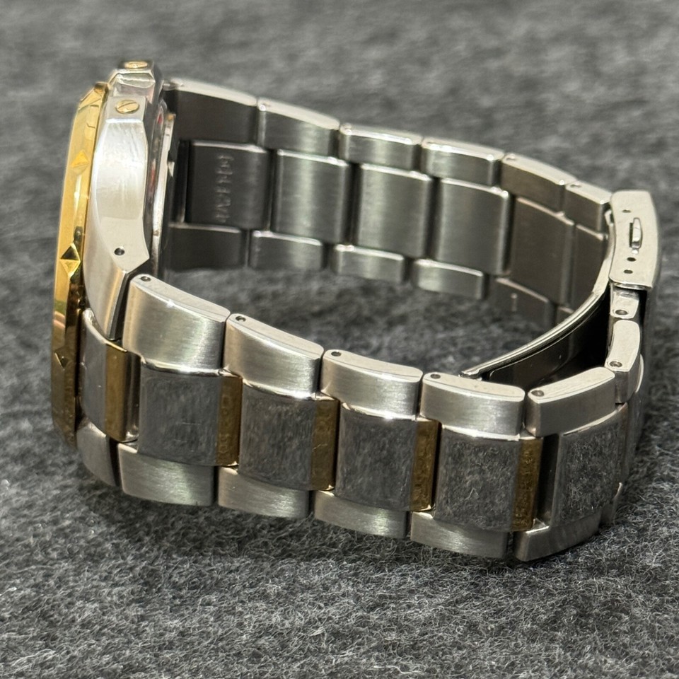 Seiko Coutura Two-Tone Chronograph 7T04-0AB0 White Dial Watch | eBay