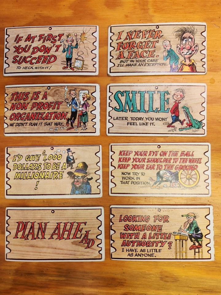 1965 Kookie Plak Postcards-Mad Magazine-T.C.G.- 8 Cards - Original ...