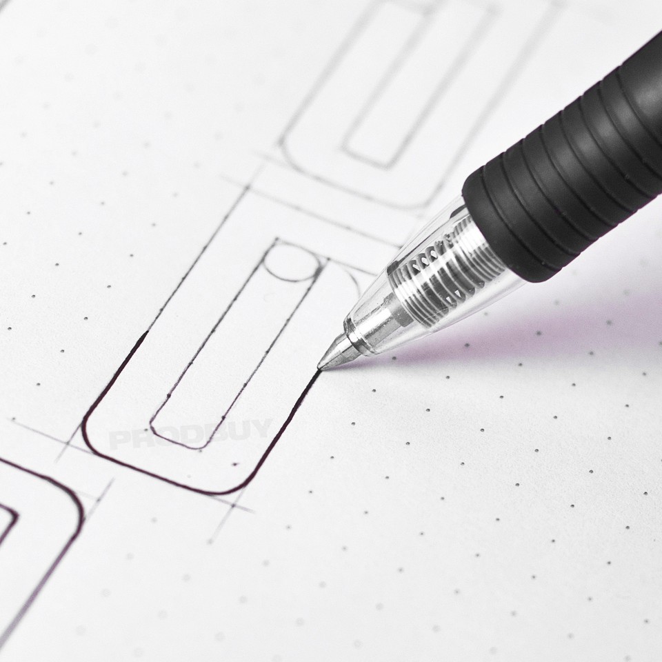 Rhodia Black A5 dotPad Geometric Dot Matrix Grid Note Book Pad Graphic ...