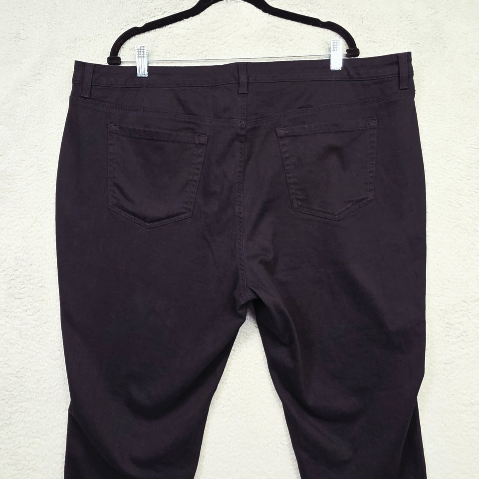 Style and Co Capri Jeans Womens Plus Size 22W Black High Rise Stretch ...