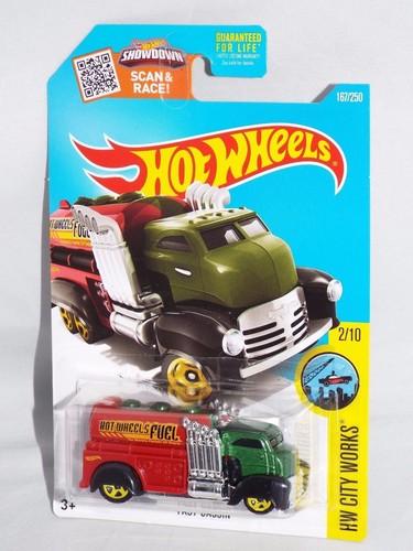 Hot Wheels 2016 HW City Works #167 Fast Gassin' Green & Red w/ 5SPs | eBay