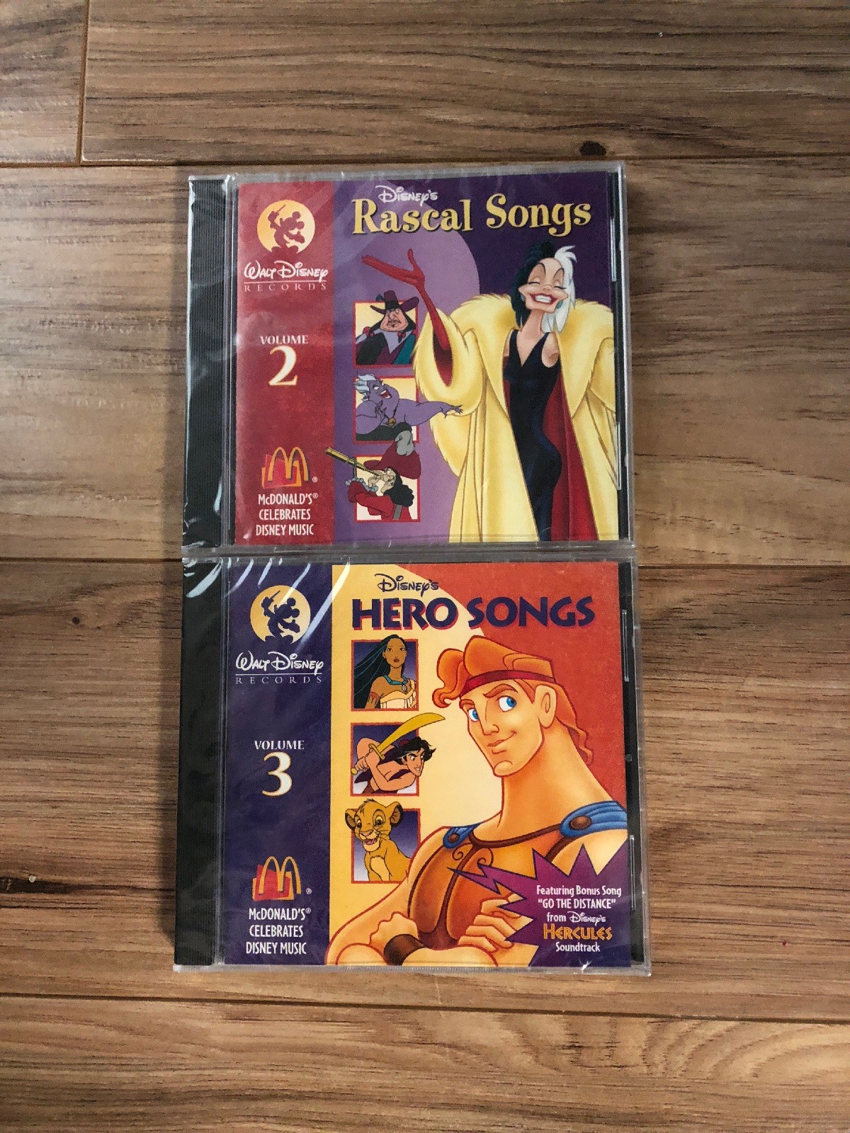 Disney's Hero Songs + Rascal Songs McDonald's CDs NEW 50087102845| eBay