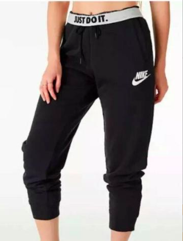 NWT NIKE RALLY JOGGER PANTS Women's Sweatpants Black Just do it band XS ...