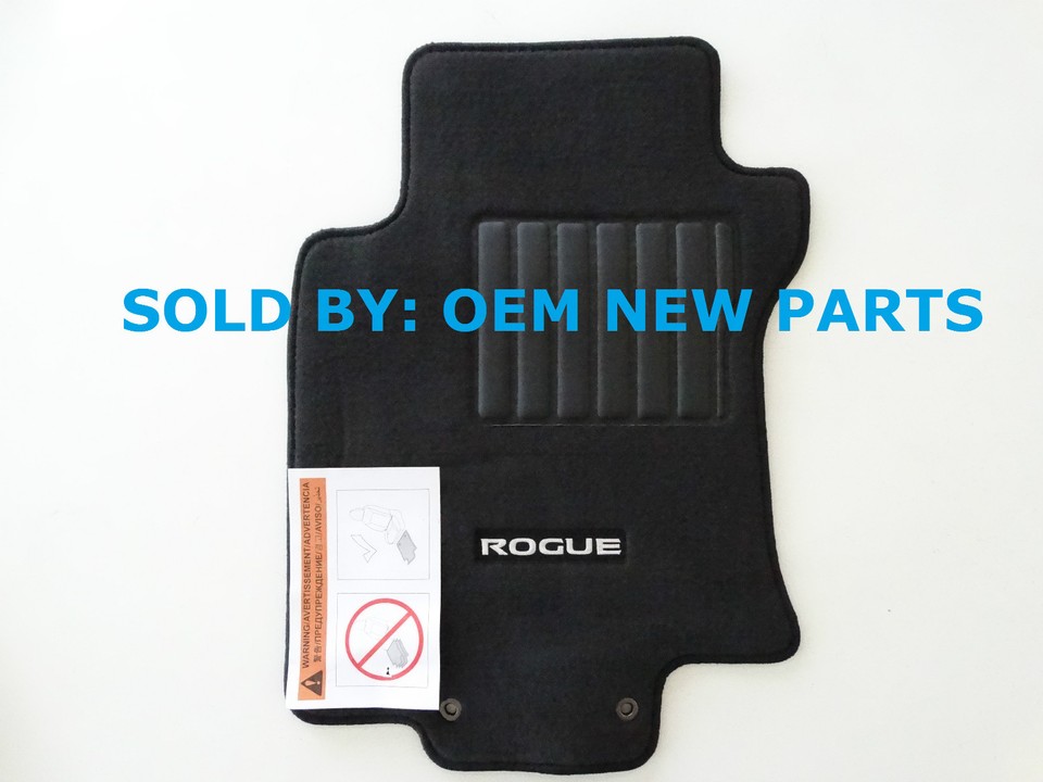 OEM NEW Front & Rear Carpet Floor Mats Black w/ Logo 4pc 2014-2020 ...