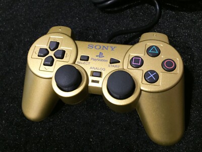 PlayStation 2 Ps2 Gundam Controller Gold limited JP Tested Rare Good ...