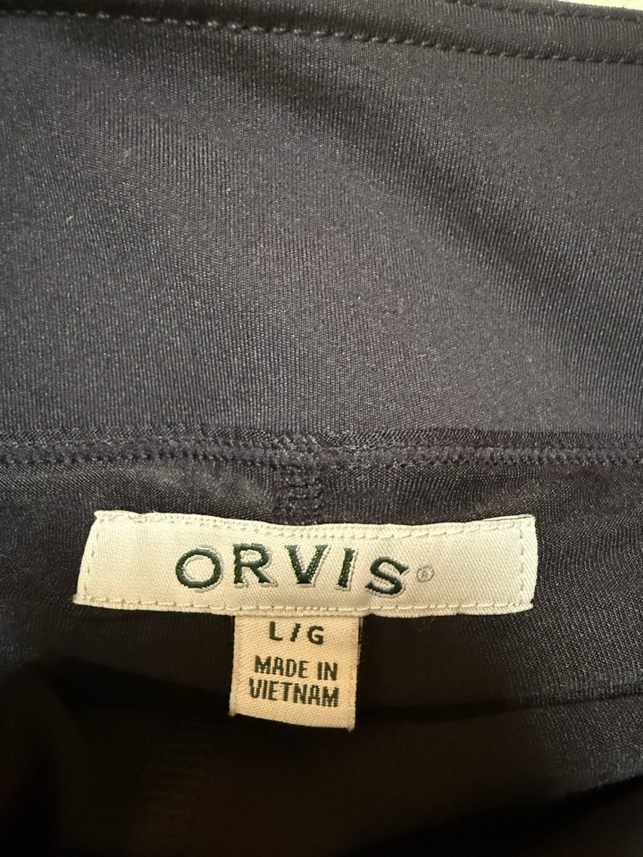 Orvis women’s spandex-lined skort. Black. Large. Excellent condition ...