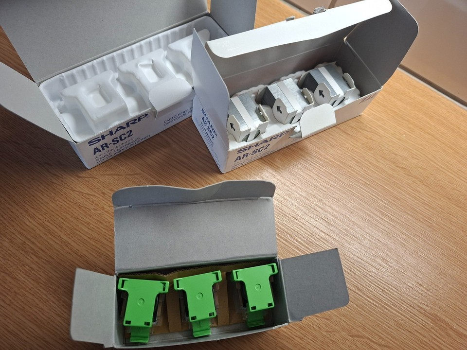 SHARP STAPLES AR-SC2 (x 2) and AR-SC3 (x1) | eBay UK