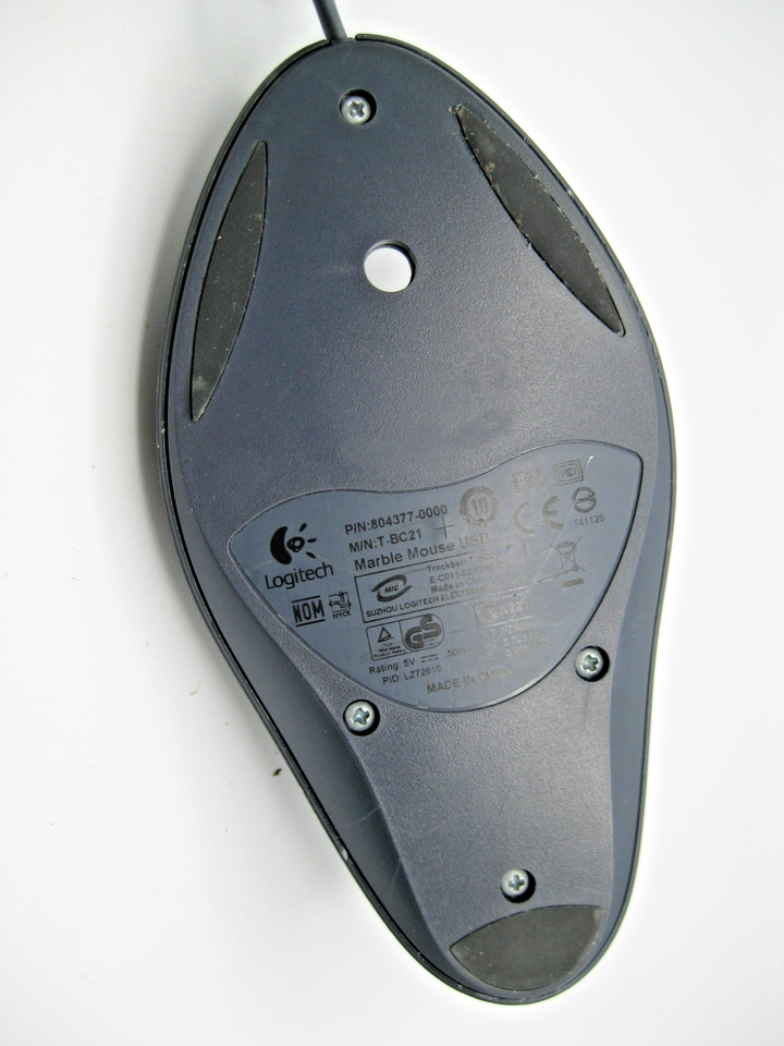 Logitech T-BC21 Trackman Marble Wired USB Trackball Mouse | eBay