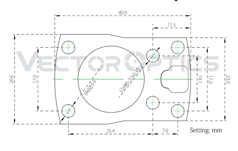 PISTOL REFLEX RED DOT OPTIC FOR GLOCK 43X MOS 48 MOS SHIELD RMSc ...