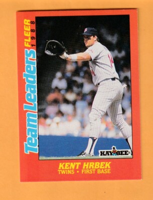Kent Hrbek Minnesota Twins 1988 Fleer Team Leaders #14 8J | eBay