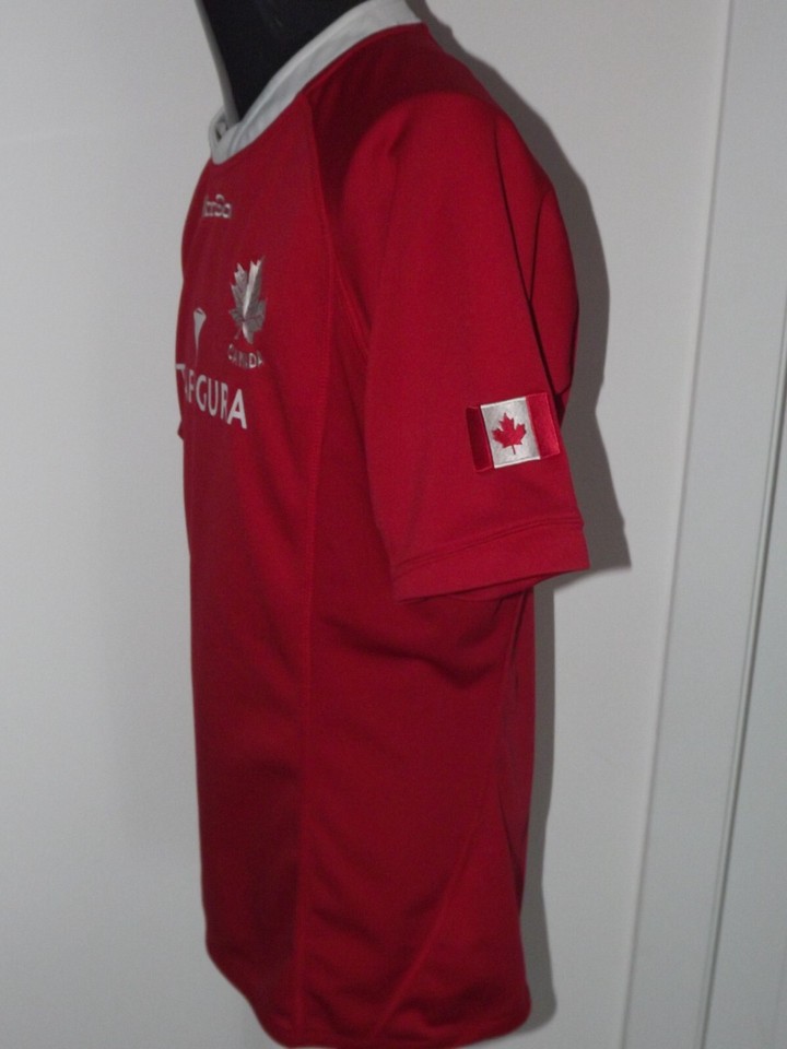 2012-14 Canada Rugby Home KooGa Red (M) Shirt Jersey Camiseta Trikot ...